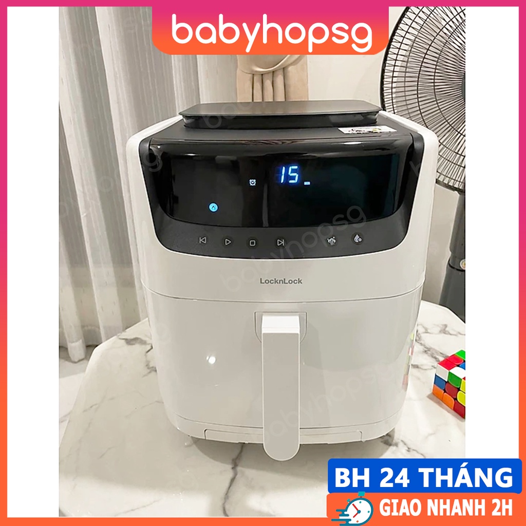 Nồi chiên không dầu kết hợp chức năng hấp Lock&Lock Steam Air Fryer 7L ...