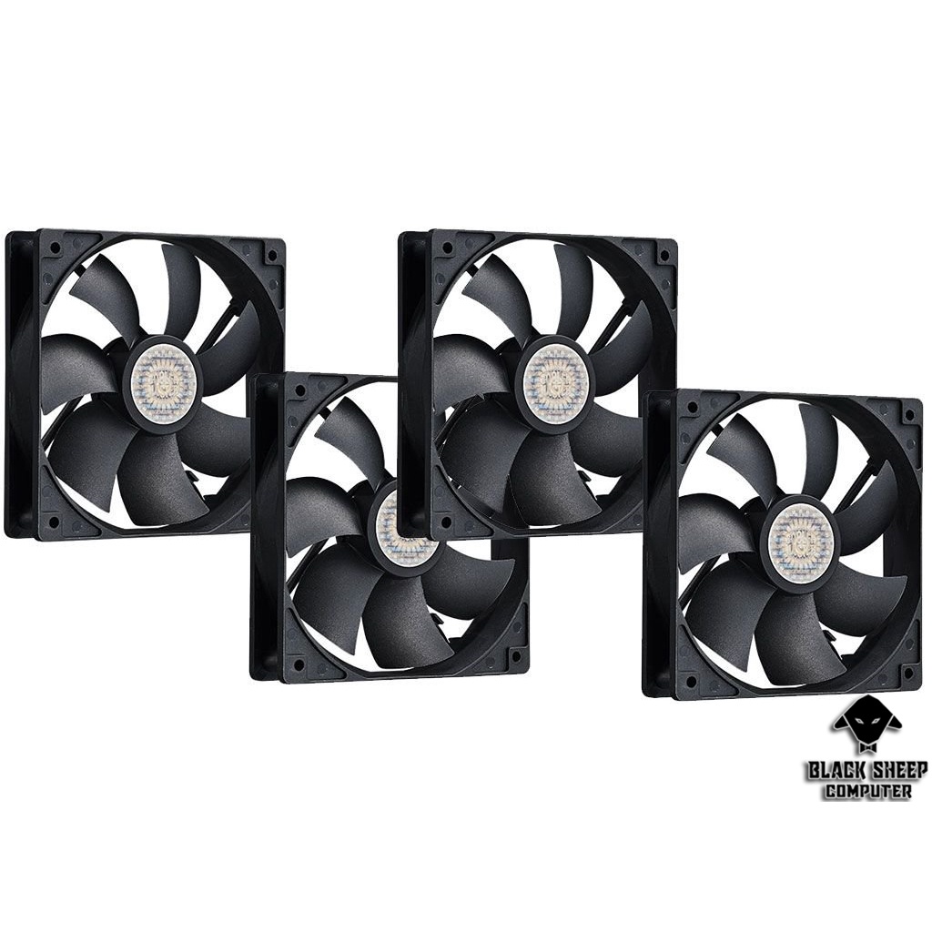 Quạt Fan Tản Nhiệt COOLERMASTER SILENT FAN 120 SI2 (Bộ 4 Fan) | Shopee ...