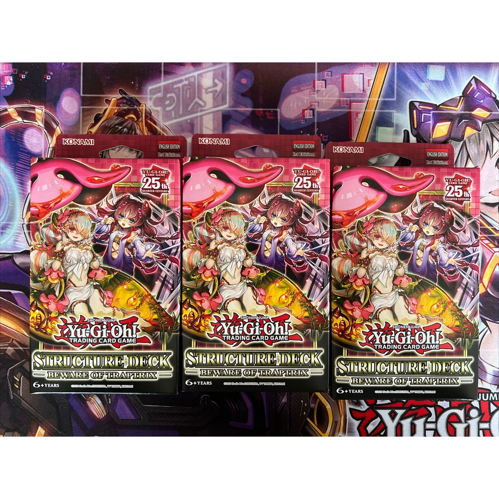 THẺ BÀI YUGIOH PHIÊN BẢN TIẾNG ANH TCG:Structure Deck: Beware of Traptrix [SDBT] (Yugioh) (SD45 ...