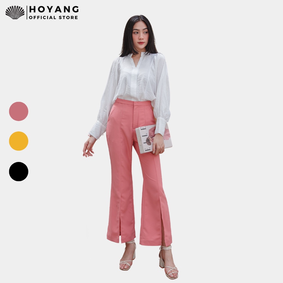 Quần Tây Ống Loe Hack Chiều Cao HOYANG QHY19 | Shopee Việt Nam