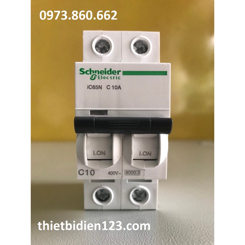 Aptomat MCB 2P 10A~63A Schneider iC65N | Shopee Việt Nam