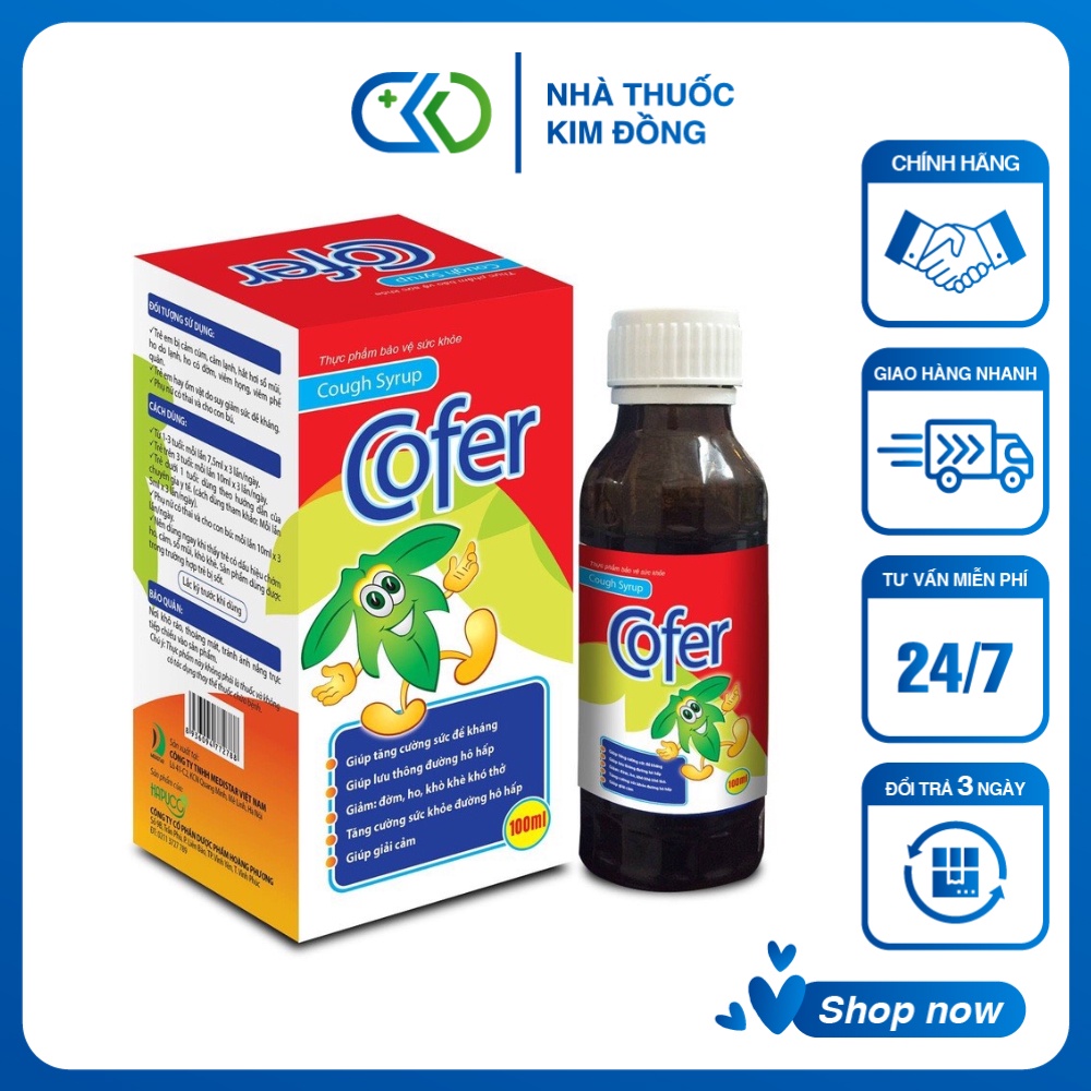Thực phâm cho sức khoẻ Siro ho COFER | Shopee Việt Nam