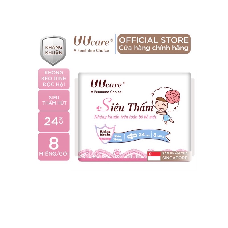 Băng vệ sinh Young Girl Cooling Soft ban ngày 24cm ( 8 miếng / gói ...