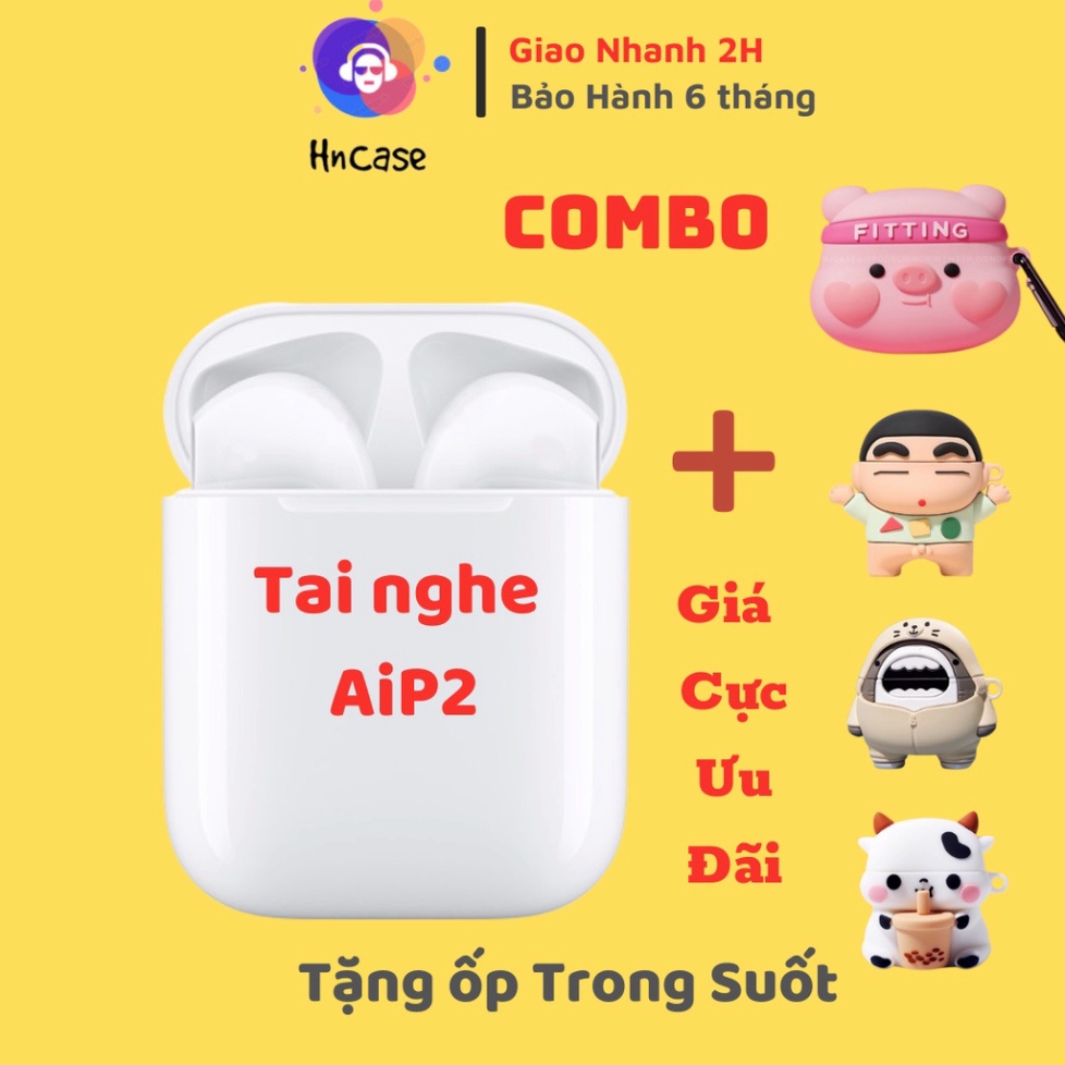 Tai nghe bluetooth AiP2 không dây,Full Chức Năng Đổi Tên Định Vị Có Mic ...