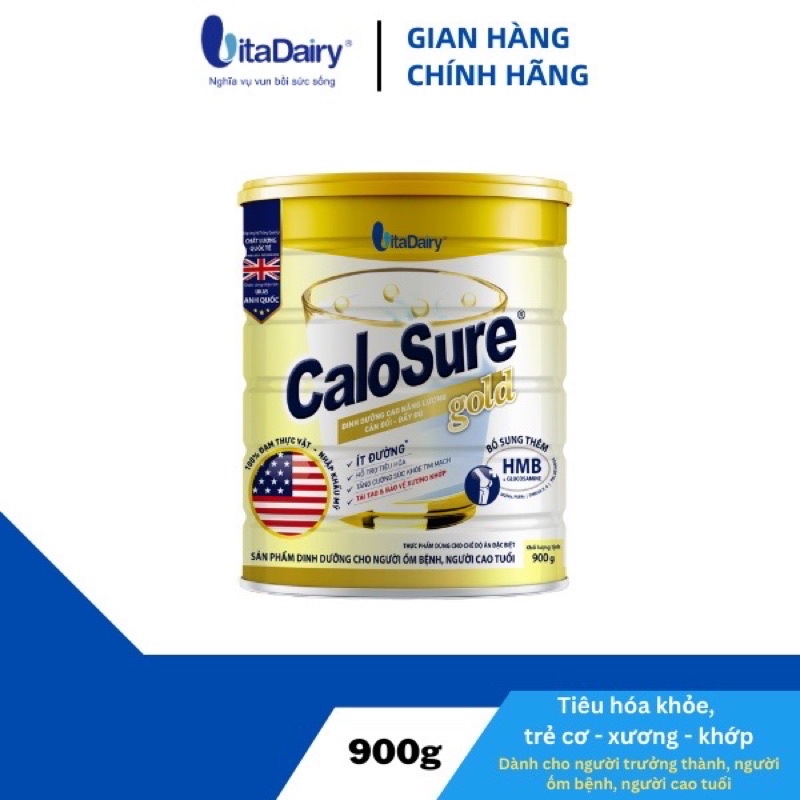 Sữa Calosure Gold dinh dưỡng cao năng lượng cho người lớn của Vitadairy ...