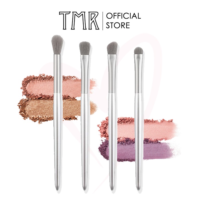 Bộ 4 Cọ phấn mắt Ash Grey TMR Tool in My Room đa năng dùng đánh mắt tăng khả năng chính xác cao ...