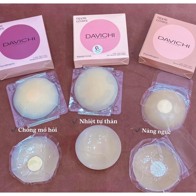 Miếng dán ngực Davichi siêu dính,tái sử dụng nhiều lần | Shopee Việt Nam
