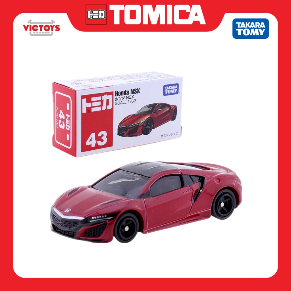 Xe mô hình Tomica No.43 Honda NSX 860037 Fullbox Chính Hãng Takara Tomy - Victoys | Shopee Việt Nam