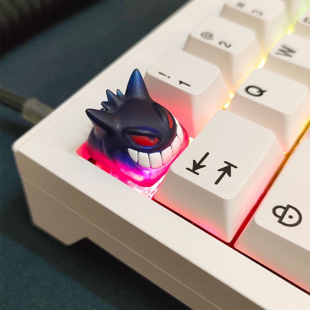 Nút bàn phím cơ artisan keycap gengar galaxy xuyên led | Shopee Việt Nam