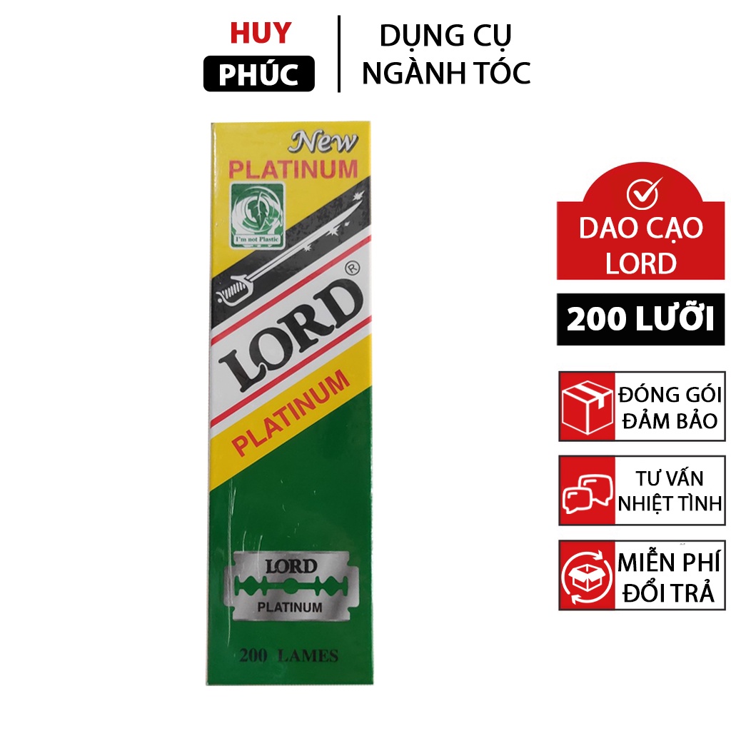 Dao cạo râu Lord Platinum 200 lưỡi dao lam LORD PLATINUM chính hãng ...
