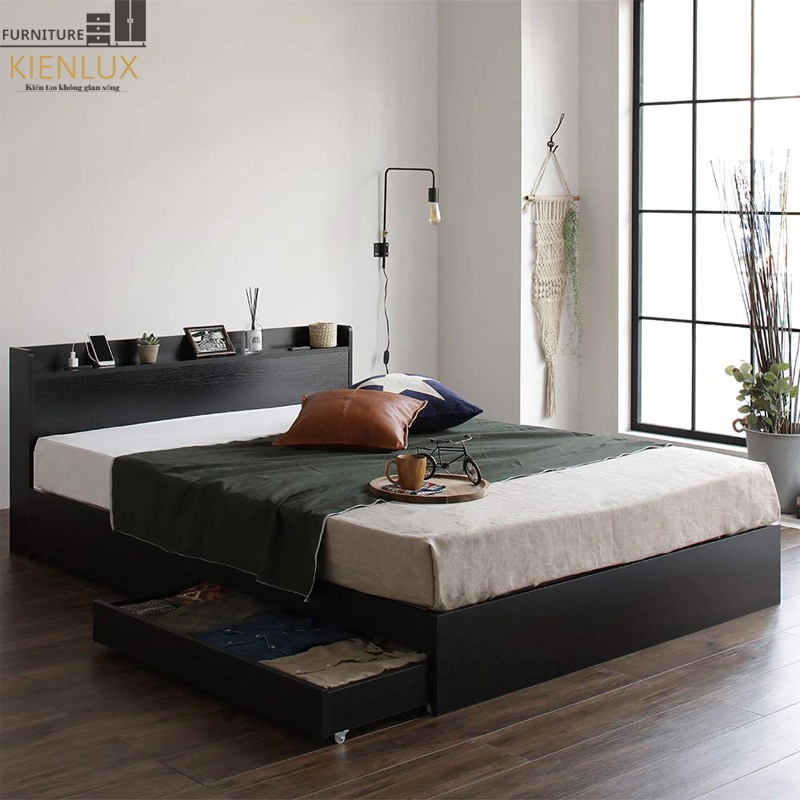 [Freeship HCM] Giường Ngủ Gỗ Công Nghiệp Dành Cho Gia Đình GNKL-021 ...