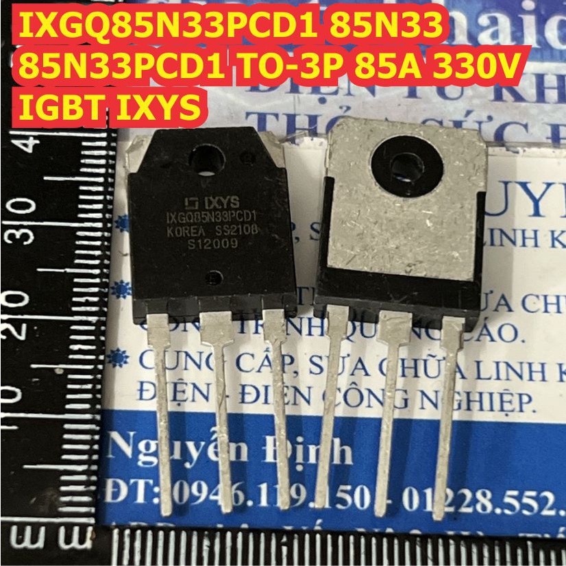 1 con IXGQ85N33PCD1 85N33 85N33PCD1 TO-3P 85A 330V IGBT IXYS kde8990 ...