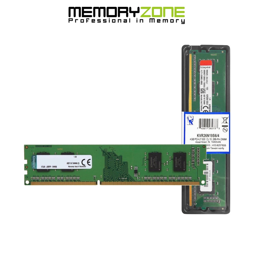 Ram PC Kingston 4GB 2666MHz DDR4 KVR26N19S6/4 | Shopee Việt Nam