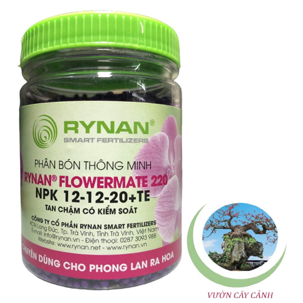 Phân Bón Thông Minh Rynan Flowermate 220 NPK 12-12-20+TE - #494A# 150g ...