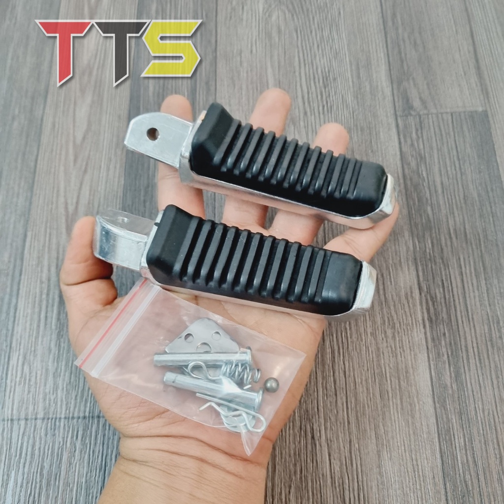 Gác chân sau xe Hayate tíc tóc lắp xe Honda, Yamaha Wave, Dream, Fu led ...