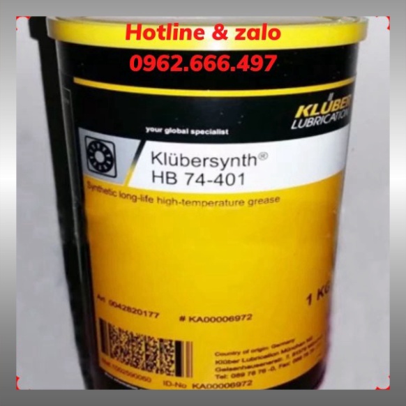 [TỐT NHẤT] Mỡ bôi trơn Klubersynth HB 74-401 | Shopee Việt Nam