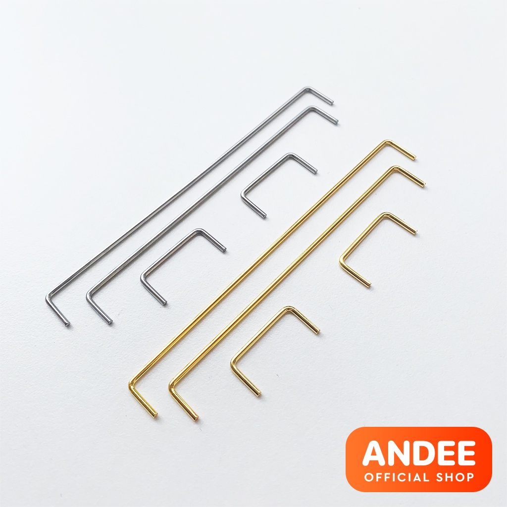 Thanh wire stab stabilizer mạ vàng thanh cân bằng bán lẻ cho bàn phím ...