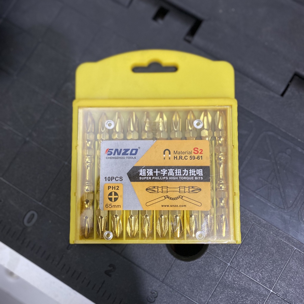 Bộ 10 mũi SNZO 65mm bắt vít có từ chuyên dụng | Shopee Việt Nam