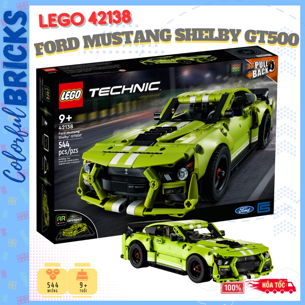 Lego 42138 Xe Ford Mustang Shelby GT500 - Lego Technic Chính hãng ...