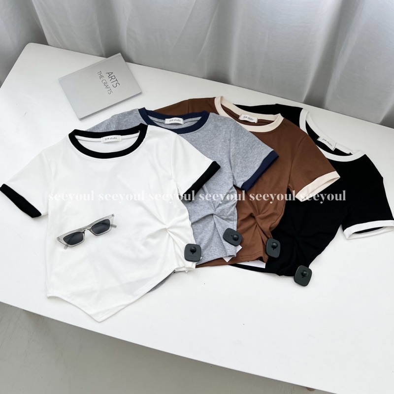 Áo bbtee xoắn kiểu ( HÌNH THẬT SHOP CHỤP) | Shopee Việt Nam