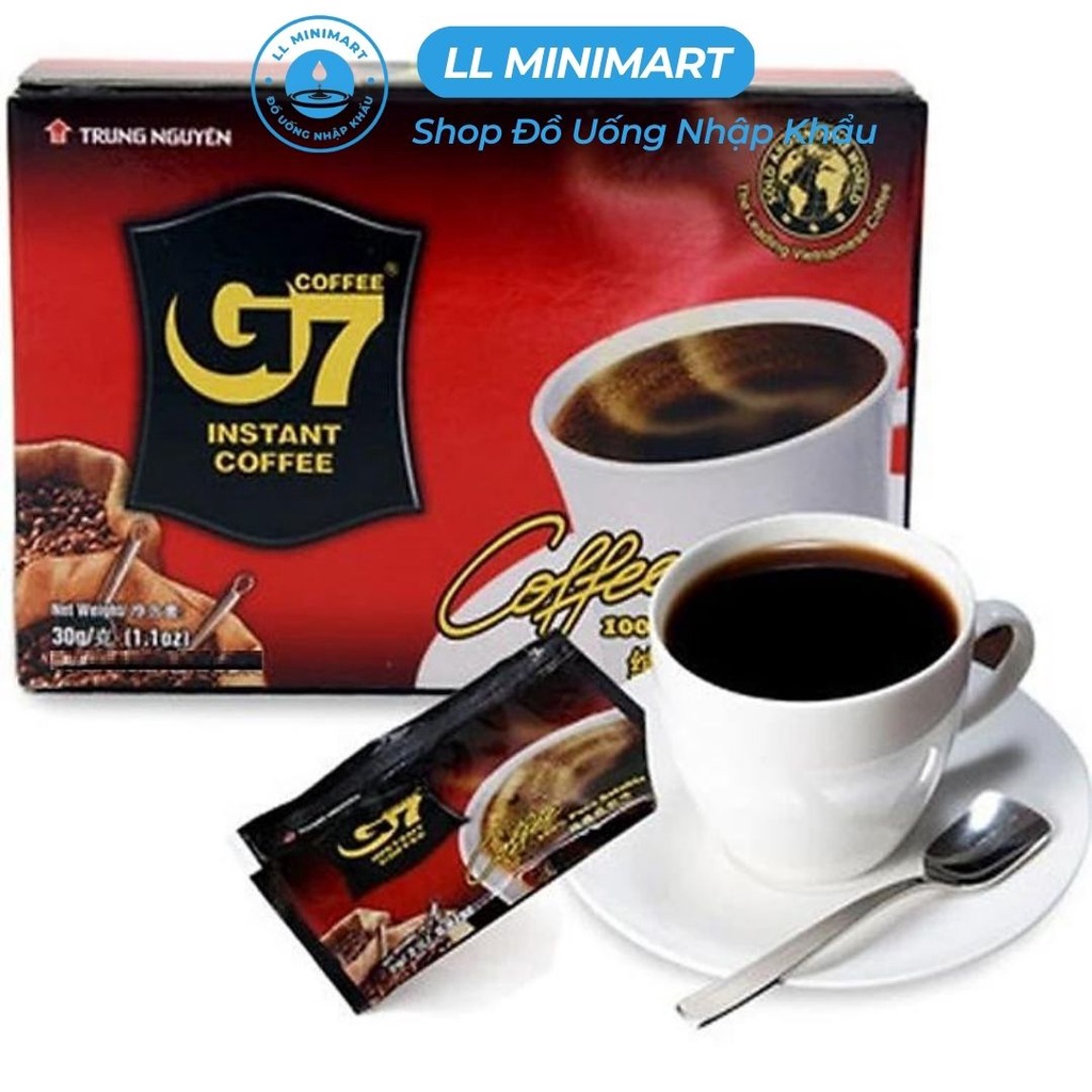Cà Phê Trung Nguyên G7 Hòa Tan Đen (2G x 50 Gói) | Shopee Việt Nam