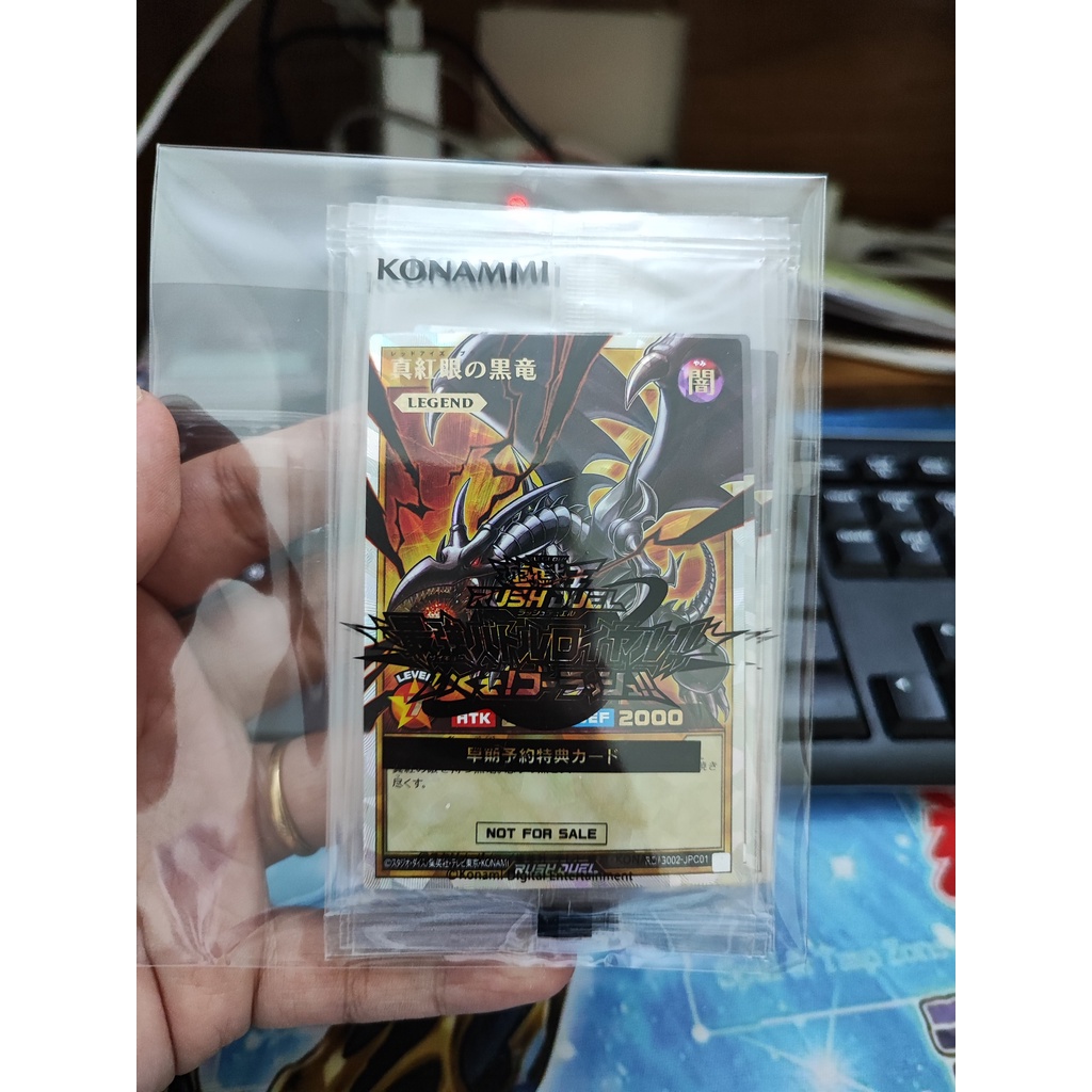 [Yugioh Funny Shop] 1 lá thẻ bài RUSH DUEL Red-Eyes Black Dragon RD/G002-JPC01 Over Rush Rare ...