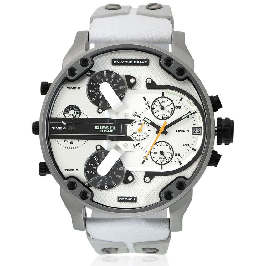 Đồng Hồ Nam Diesel DZ7401 Chronograph 4 Múi Giờ 6 Nút Điều Chỉnh Size ...