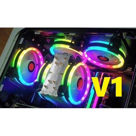 Quạt led máy tính, Coolmon V1, dùng hub remote | Shopee Việt Nam