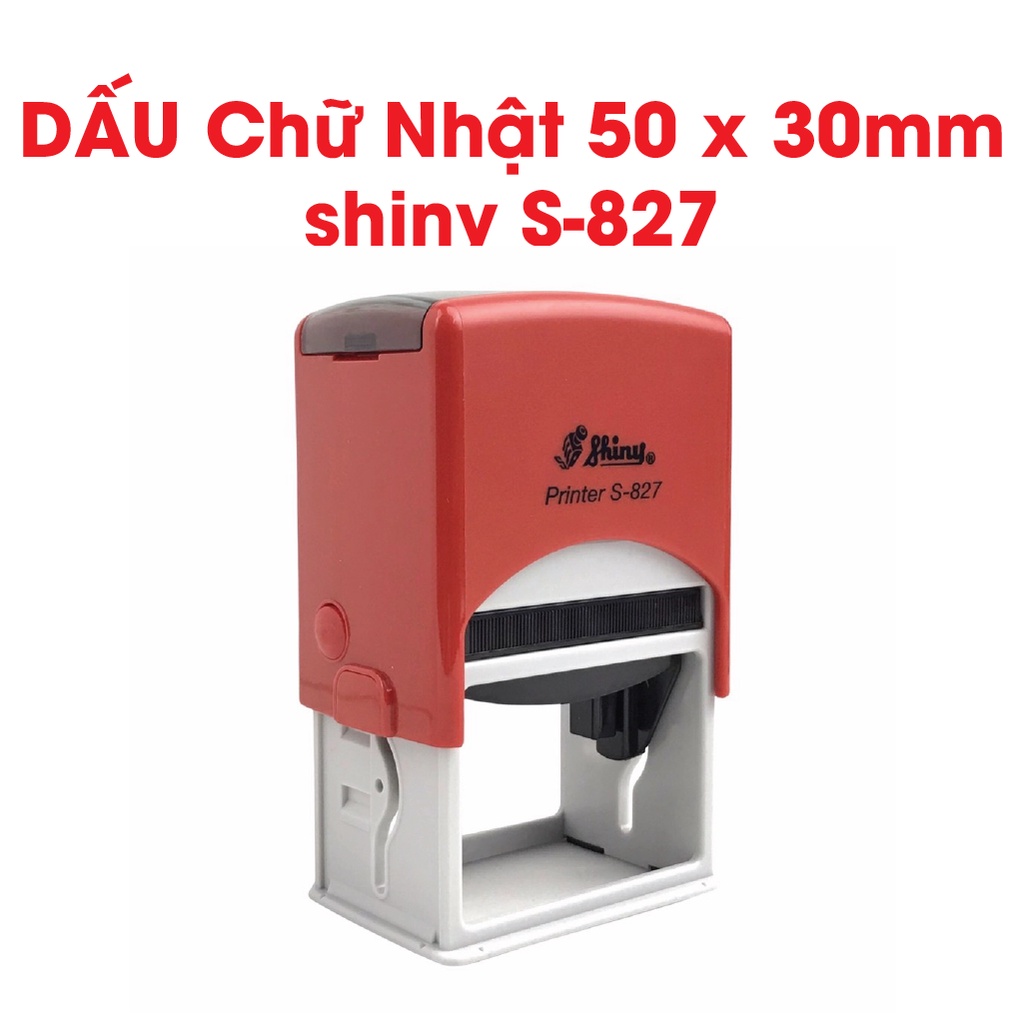 Dấu Chữ Nhật Shiny S827 Kích Thước 50mm x 30mm | Shopee Việt Nam
