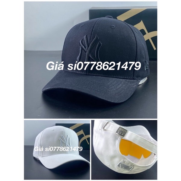 Nón kết lưỡi trai kaki thêu NY full màu thể thao - mũ lưỡi trai form ...