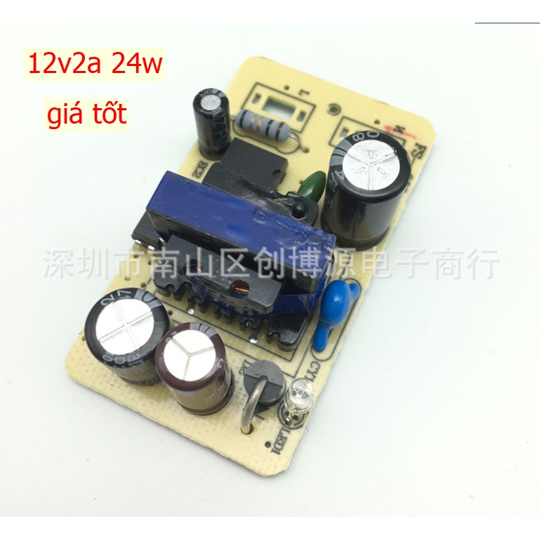 Mạch nguồn 12V2A điện vào AC 90-220V sang DC12V 2a sử dụng chip giá tốt ...
