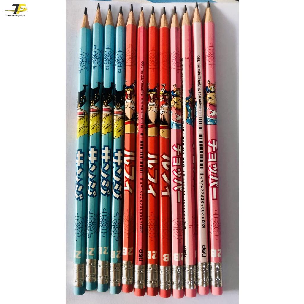 Bút Chì 2B - One Piece Deli C021-2B | Shopee Việt Nam