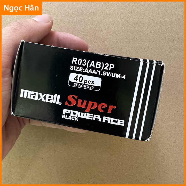 Pin Đũa Maxell R03 AB Dung Lượng Cao Dòng Ổn Định Hàng Chính Hãng ...