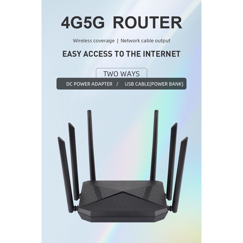 Bộ Phát WiFi 6 Râu Từ Sim 4G B618 Xuyên Tường , Chịu Tải Tốt | Shopee ...