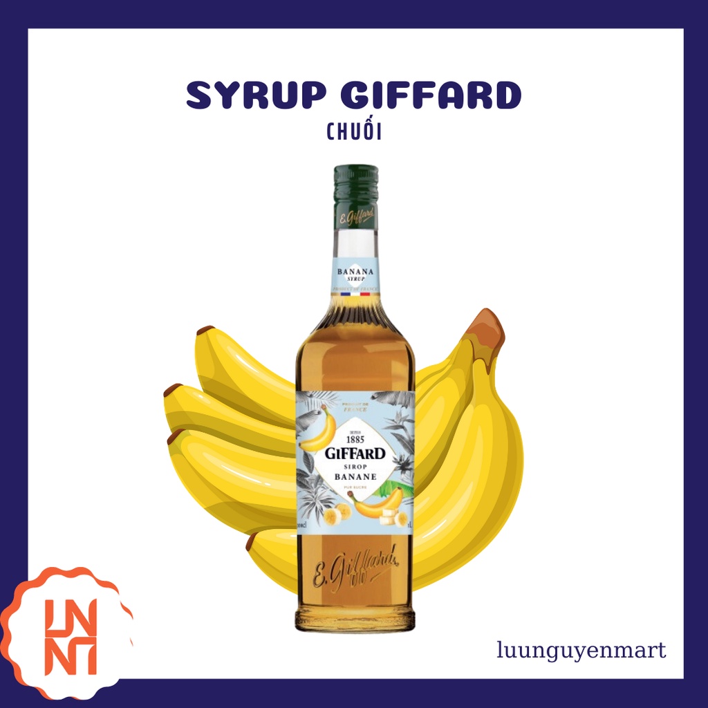 Siro/ Syrup Giffard Chuối 1L | Shopee Việt Nam