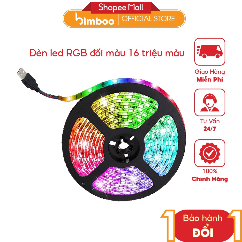 Đèn dây led RGB Bimboo | Shopee Việt Nam
