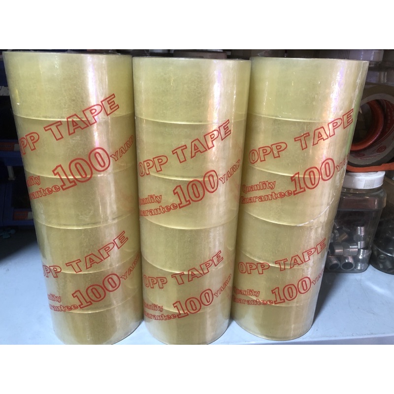 Băng keo trong 4,8F 100Y, băng keo dán thùng | Shopee Việt Nam