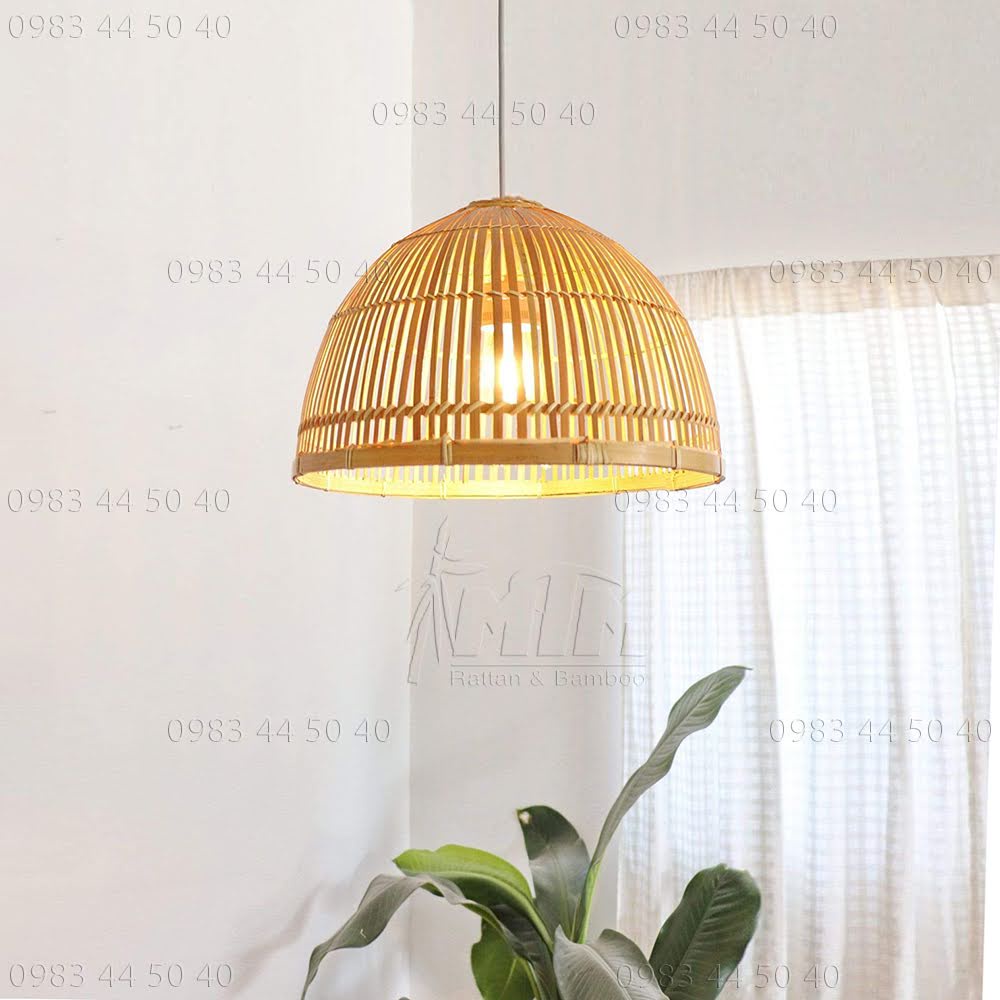 Đèn tre nơm lùn chân bằng - Lồng đèn, Chụp đèn treo trang trí | Shopee ...
