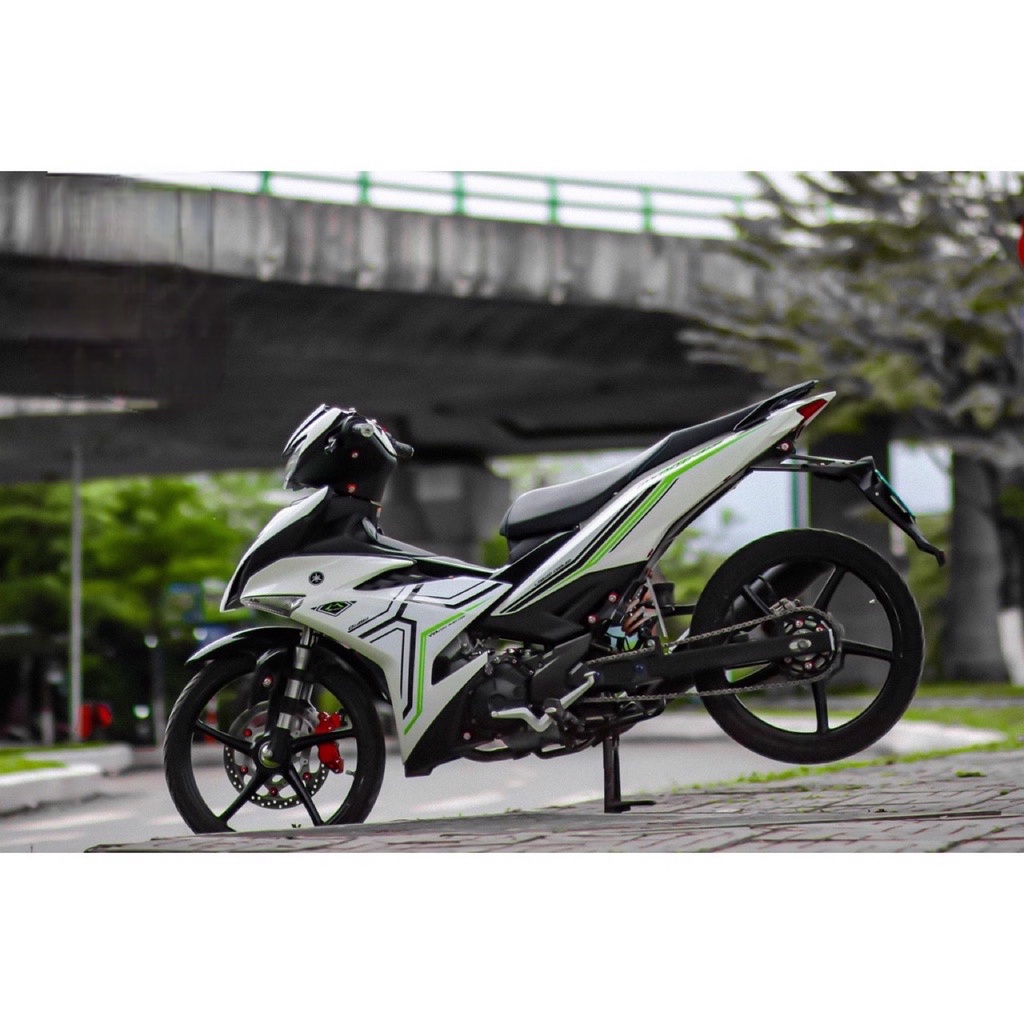 Exciter 2019 trắng y15zr phối xanh lá cực đẹp | Shopee Việt Nam