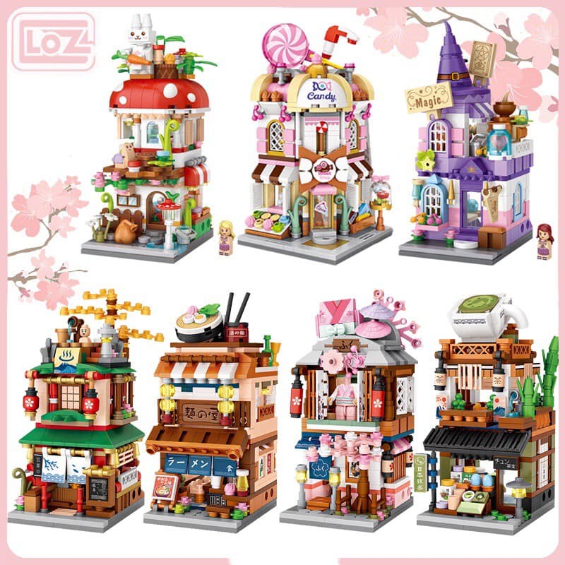 Bộ lego mini street Loz | Shopee Việt Nam