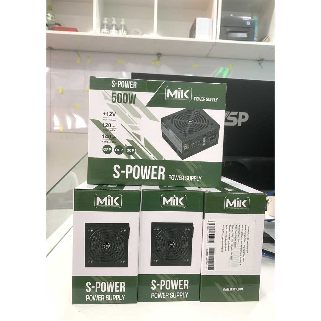 Nguồn Máy Tính Mik S - Power 500W NEW Hàng CHÍNH HÃNG Bảo Hành 36 Tháng | Shopee Việt Nam