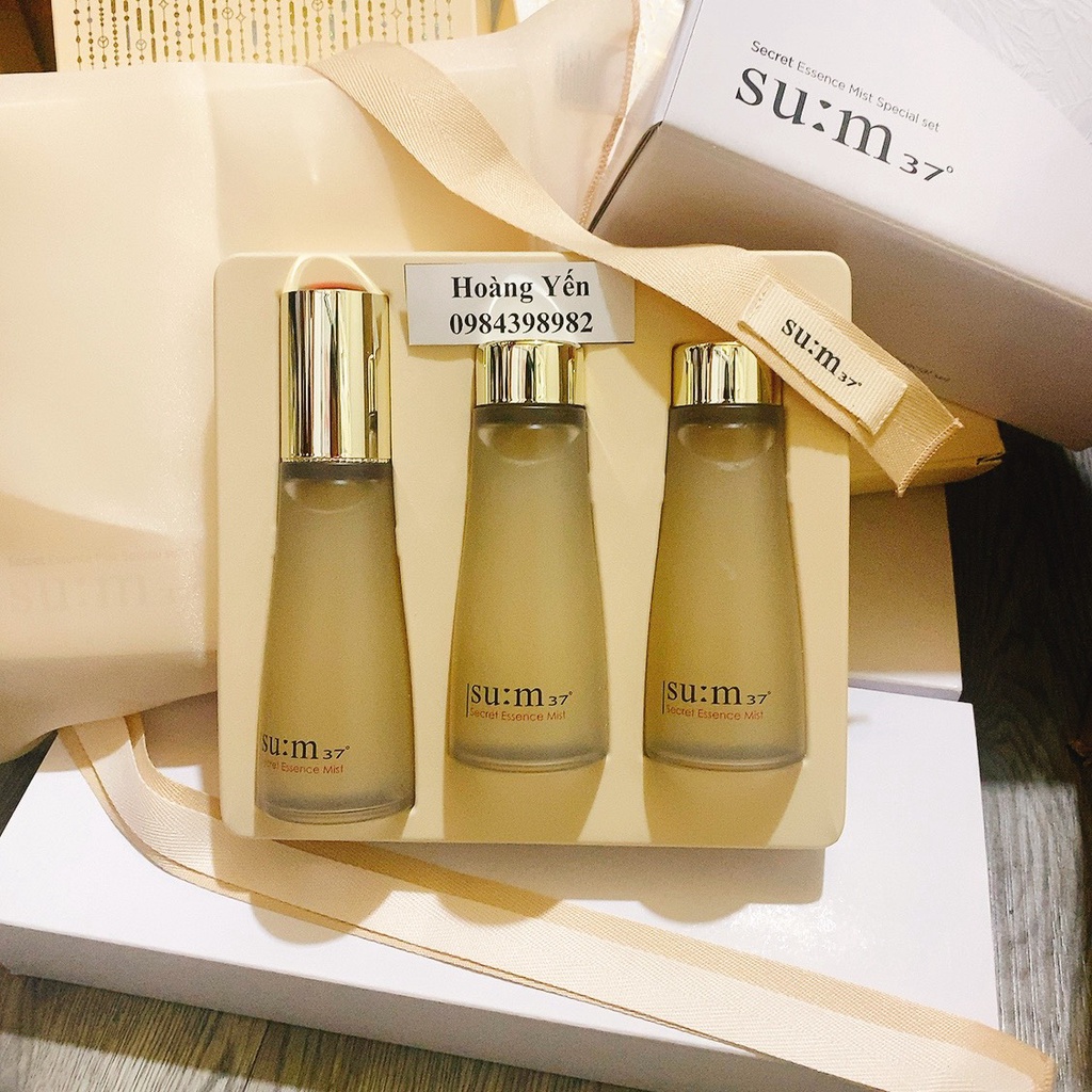 [HÀNG MỚI] Set xịt khoáng nước thần Sum:37 Secret Essence Mist special ...