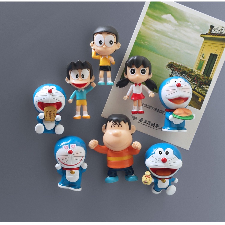 Mô hình các nhân vật truyện Doraemon siêu cute-Doraemon Mẫu 4 | Shopee ...