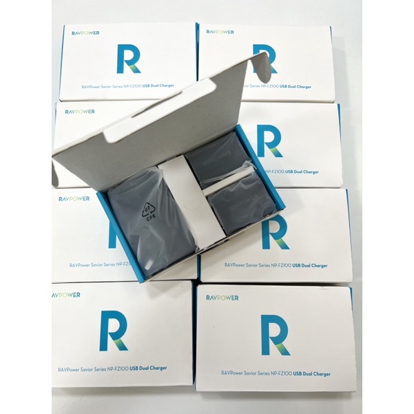 Bộ sạc đôi và 2 pin RAVPOWER - RP-BC018 (FZ100 For A7M3 / A7RM3 / A9) | Shopee Việt Nam