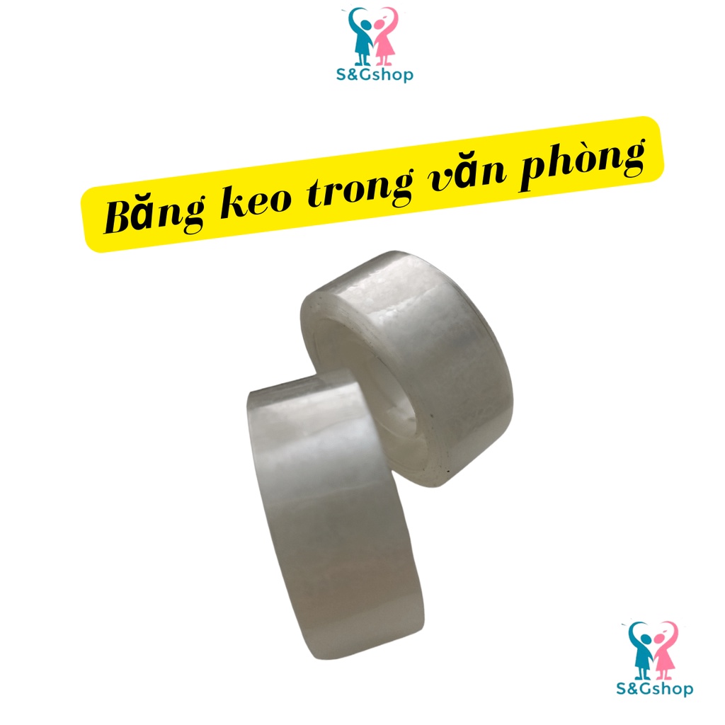 Hai Cuộn Băng Keo Trong Văn Phòng 18g 1,8cm | Shopee Việt Nam