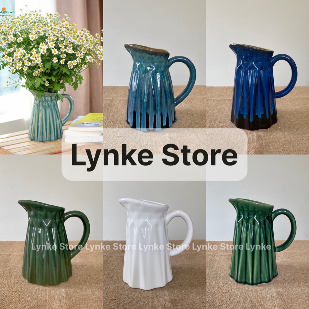 Bình Hoa Lọ Hoa Dáng Bình Sữa Nhỏ Men Hỏa Biến Gốm Sứ Bát Tràng - Lynke ...