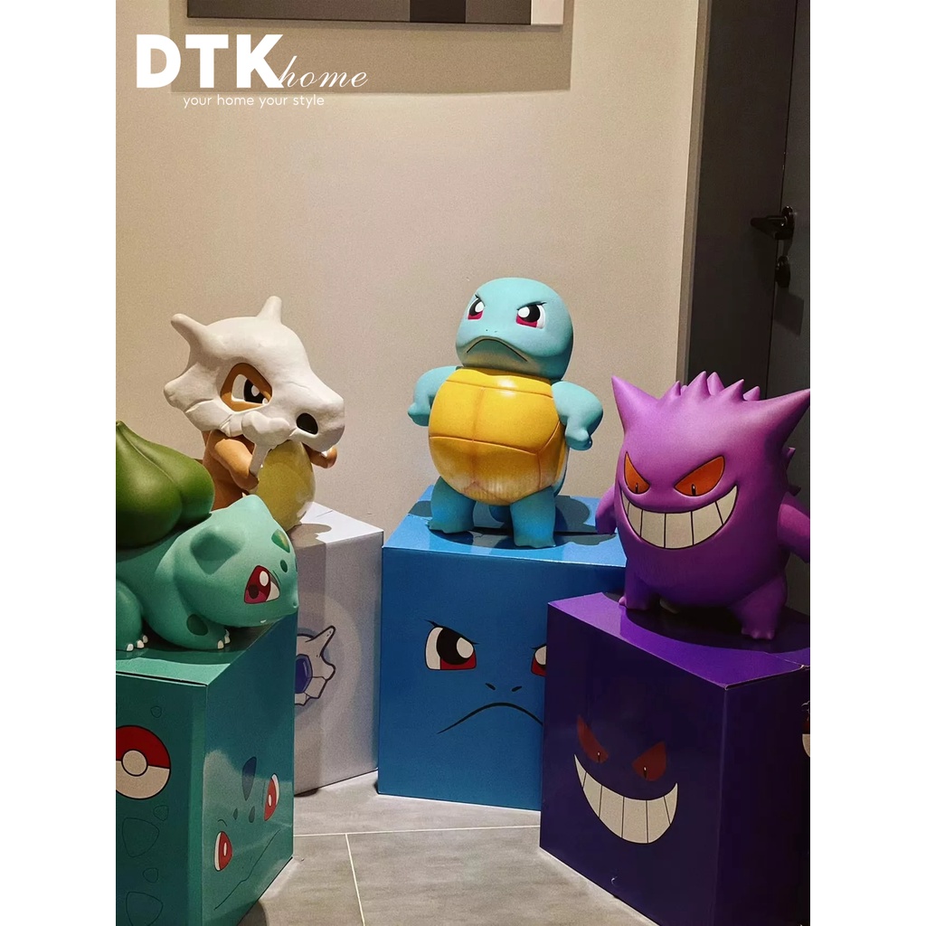 Mô hình nhân tỉ lệ 1:1 tượng Pokémon Aojiao Jieni Rùa Squirtle/Johnny ...