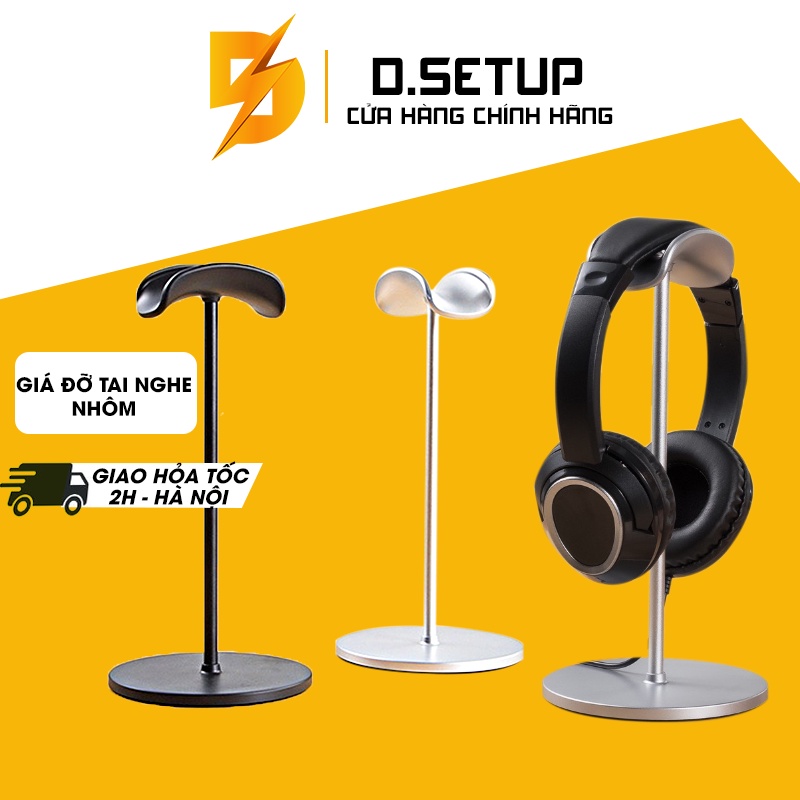 Giá treo tai nghe, Giá treo tai nghe chụp tai chất liệu nhôm cao cấp ...