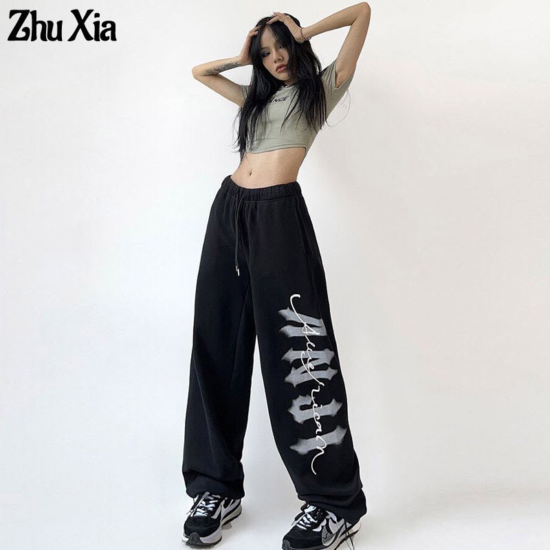 Zhu Xia Quần Thể Thao Rút Dây In Họa Tiết Thời Trang Năng Động | Shopee ...