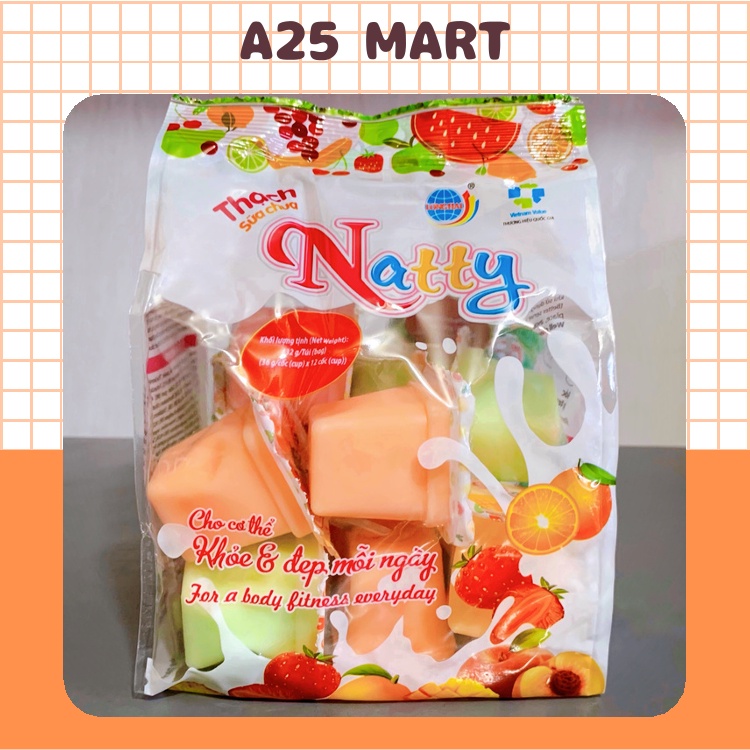 Thạch Sữa Chua Natty Gói 432g (12 Cốc x 36g) | Shopee Việt Nam
